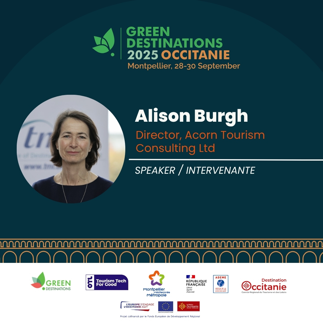 Alison Burgh Speaks at Green Destinations 2025 - Acorn Tourism